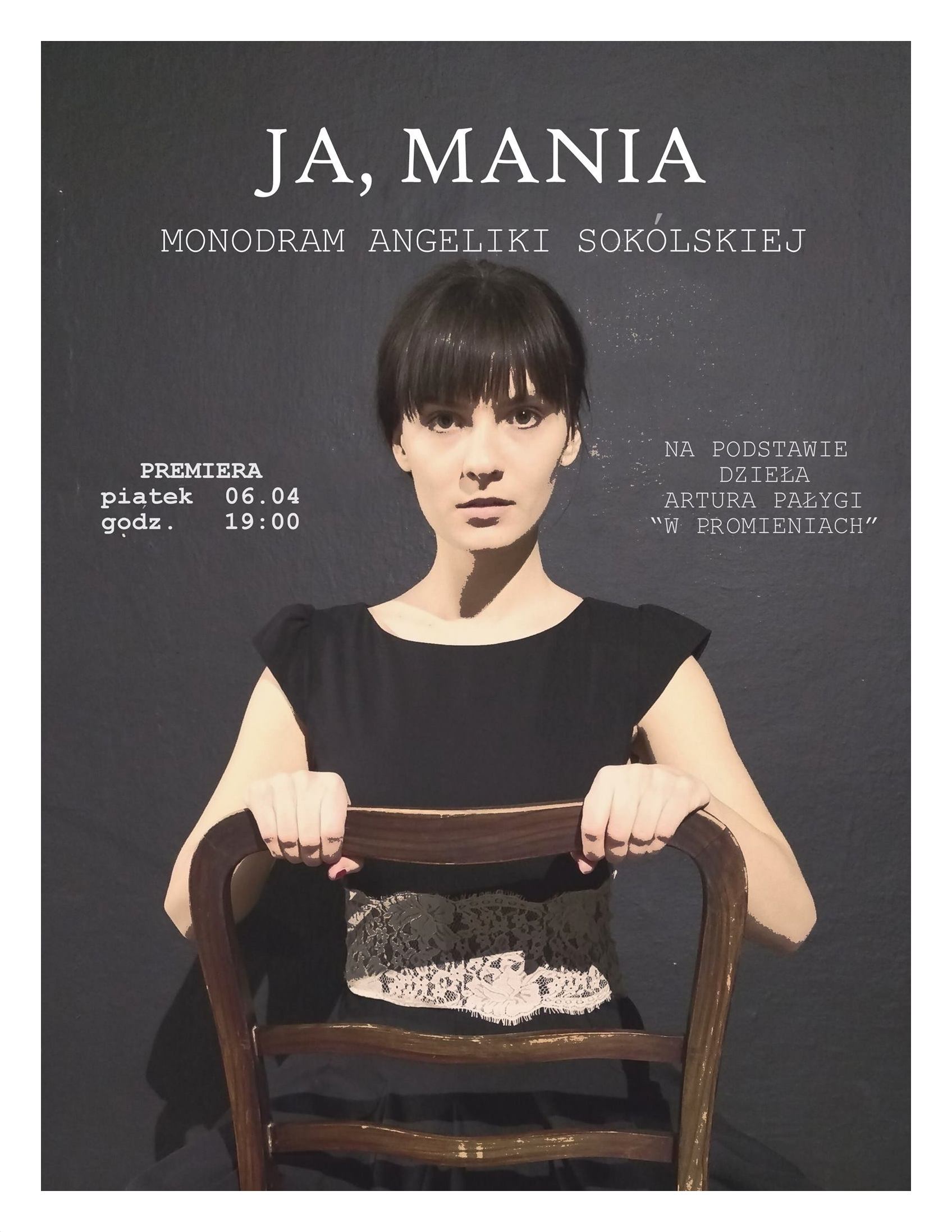 Ja, Mania – monodram Angeliki Sokólskiej | APPENDIX STUDIO